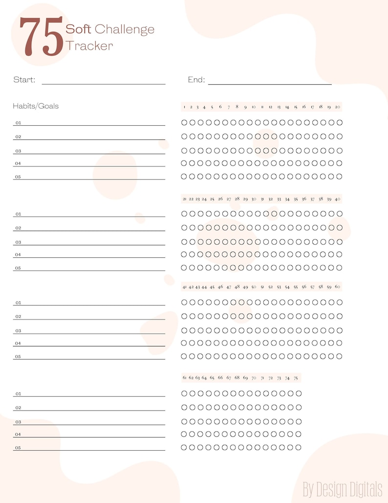 75 Soft Tracker - Etsy