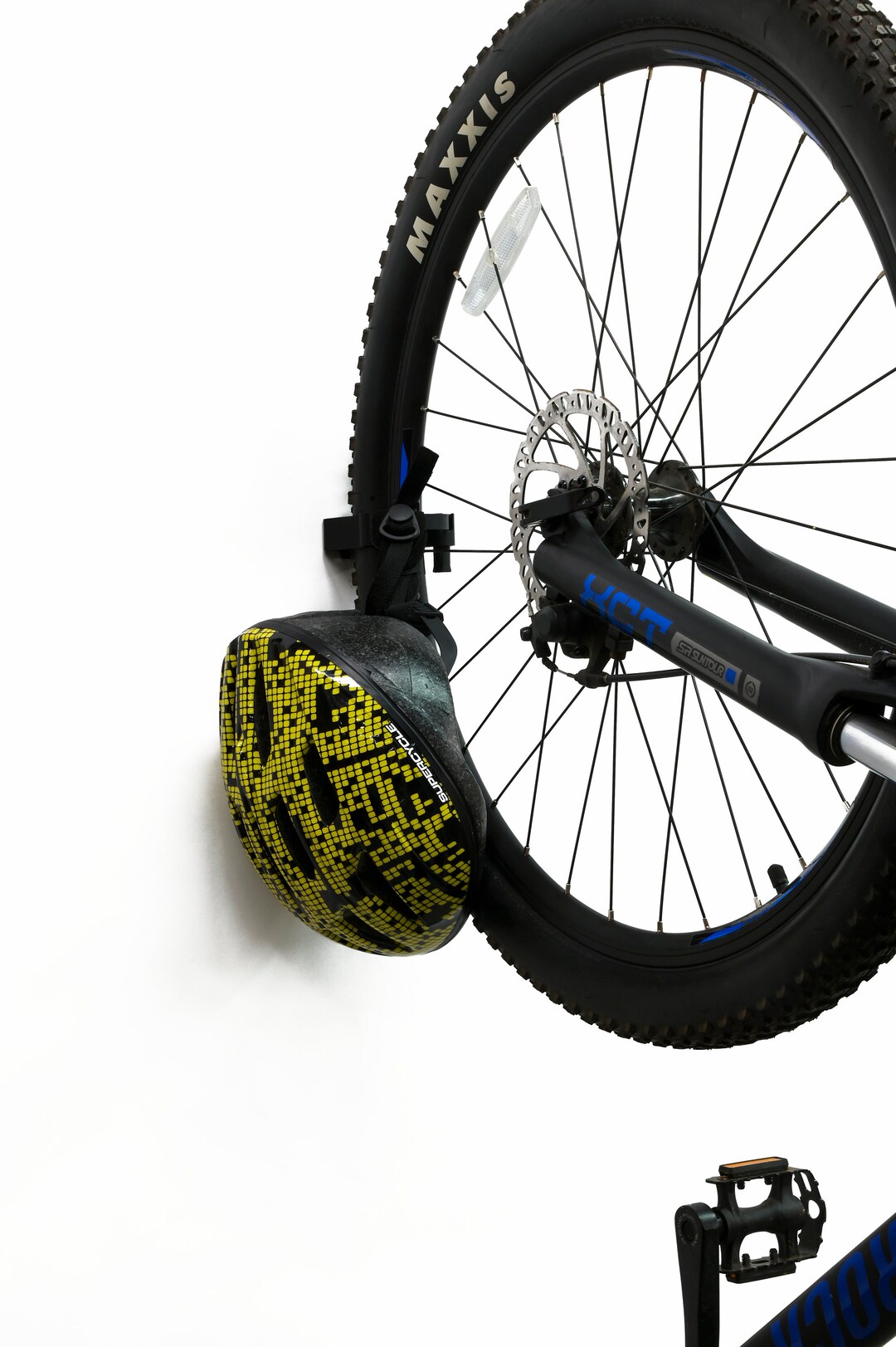 Wall-mounted Vertical Bike Rack for Garage Storage (pack of 2) - Etsy