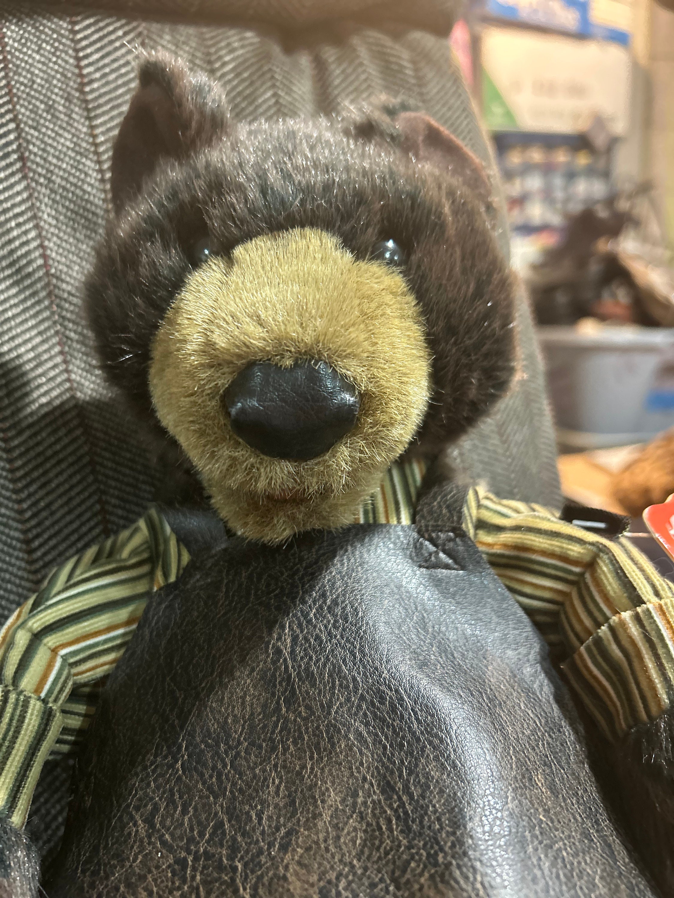 New/rare Vintage Folkmanis Brer Bear Hand Puppet 18 Retired Plush ...