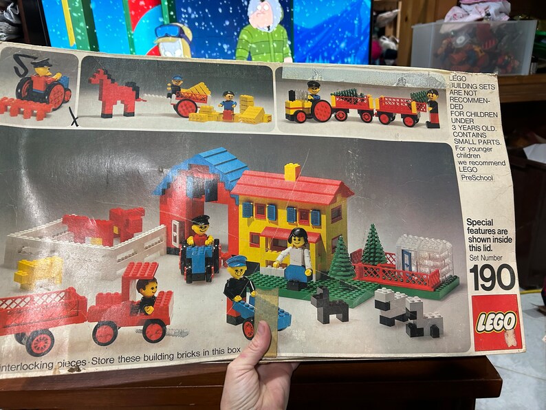 Vintage Lego Set 190 Farm - Etsy