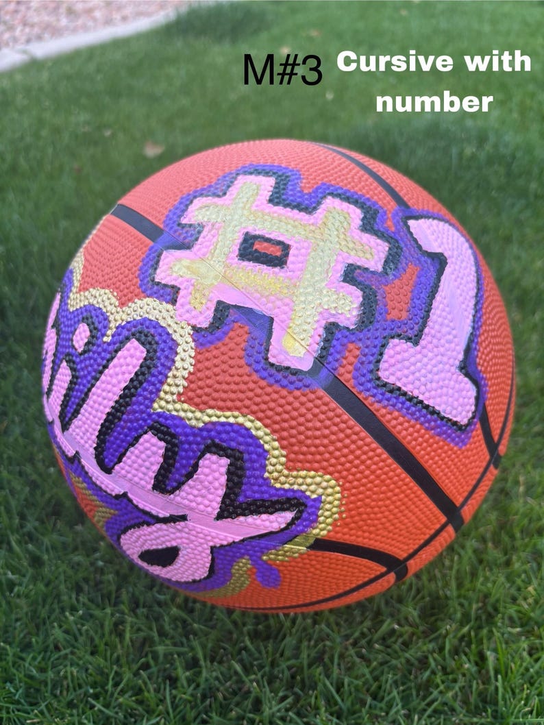 Personalized Basketball (standard Size) - Etsy
