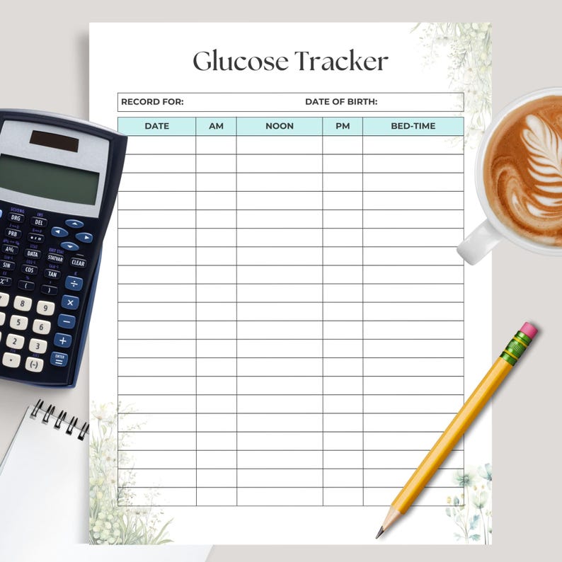 80+ Pages Printable Medical Tracker, Medical Planner Bundle, Light Blue ...