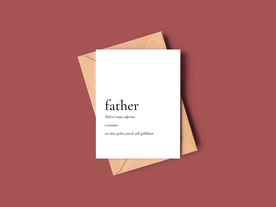 Father Definition Card, LGBTQ Card, Pop Culture Cards, Internet Dad ...