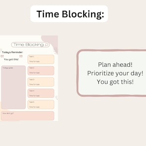 Time Blocking Worksheet - Digital Download - Printable - Etsy