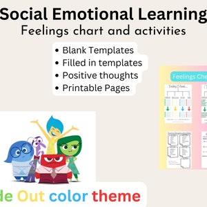 Social Emotional Learning (SEL) - Today I Feel Worksheets and Feeling ...