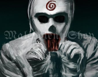 Motionless in White Chris Motionless Comic Style Fan Art Print, MIW ...