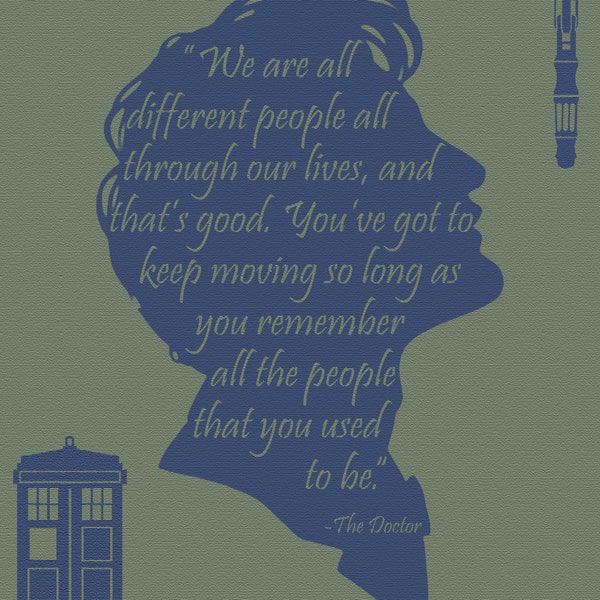 11th Doctor Quote - Etsy