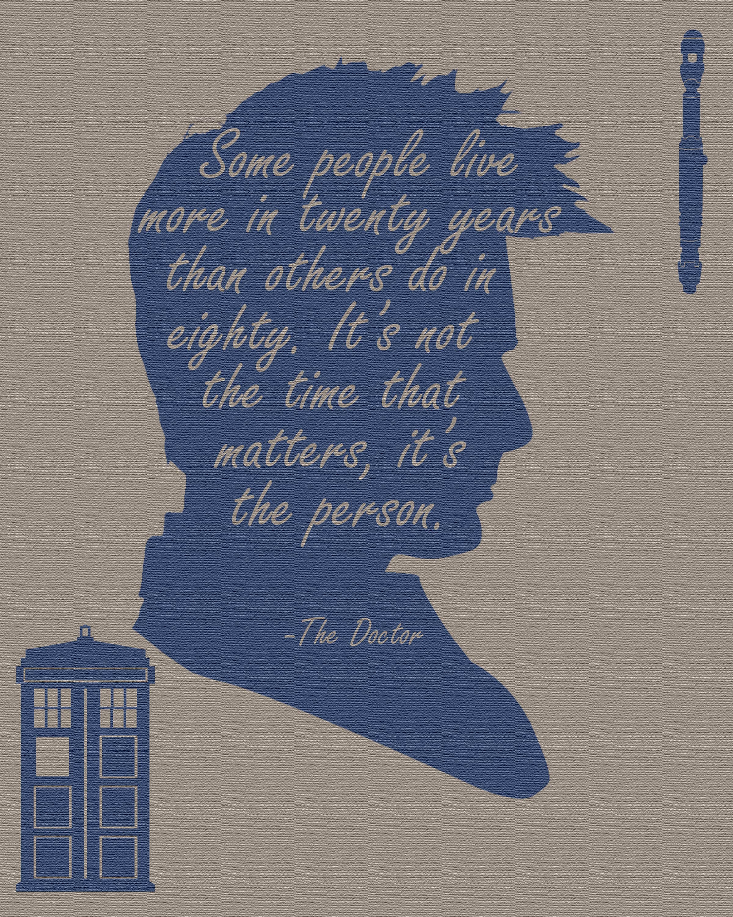 10th Doctor Quote Poster - Etsy