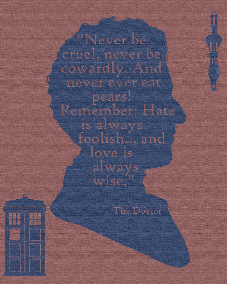 12th Doctor Quote Poster - Etsy
