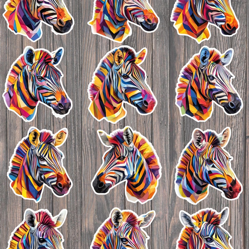Zebra Decal - Etsy