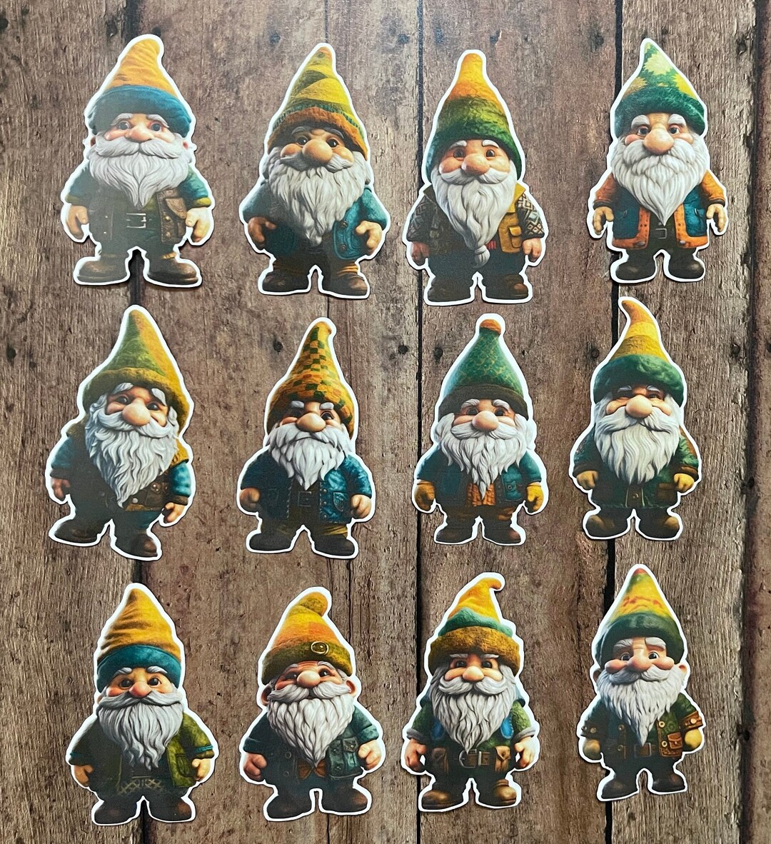 Garden Gnome Sticker Set | Funny Sticker | Laptop Sticker | Water ...