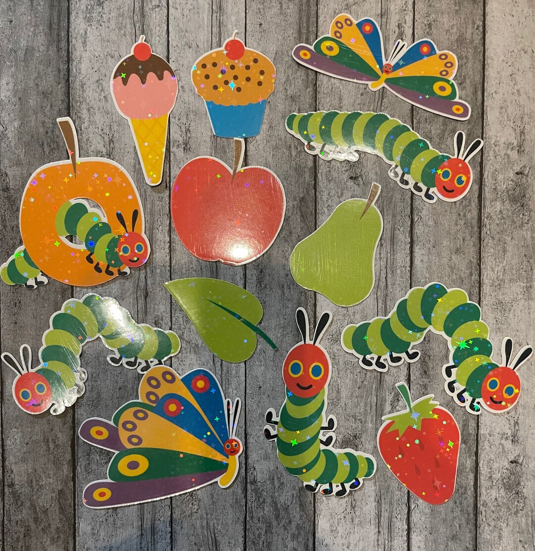 Caterpillar Sticker Set Sticker Laptop Sticker Water Bottle Sticker ...