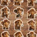 Cartoon Wolly Mammoth Die Cut Vinyl Sticker Set | Funny Sticker ...