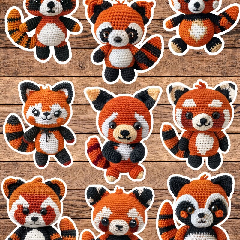 Crochet Red Panda - Etsy