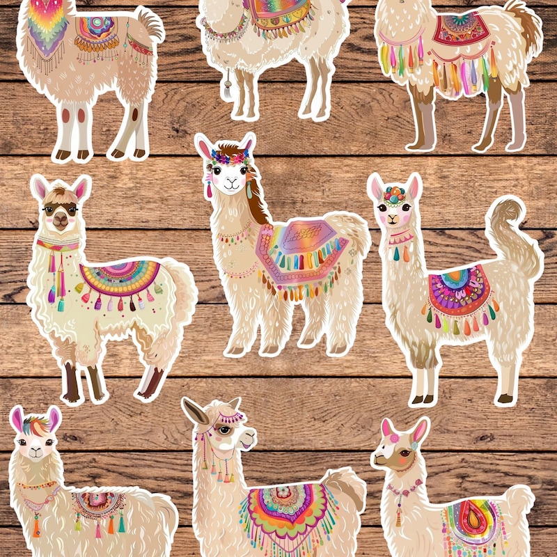 Llama Illustration - Etsy