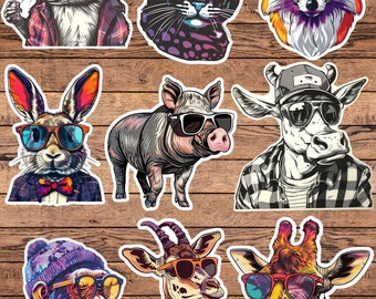 Funny Face Potato Die Cut Vinyl Sticker Set Funny Sticker Laptop ...