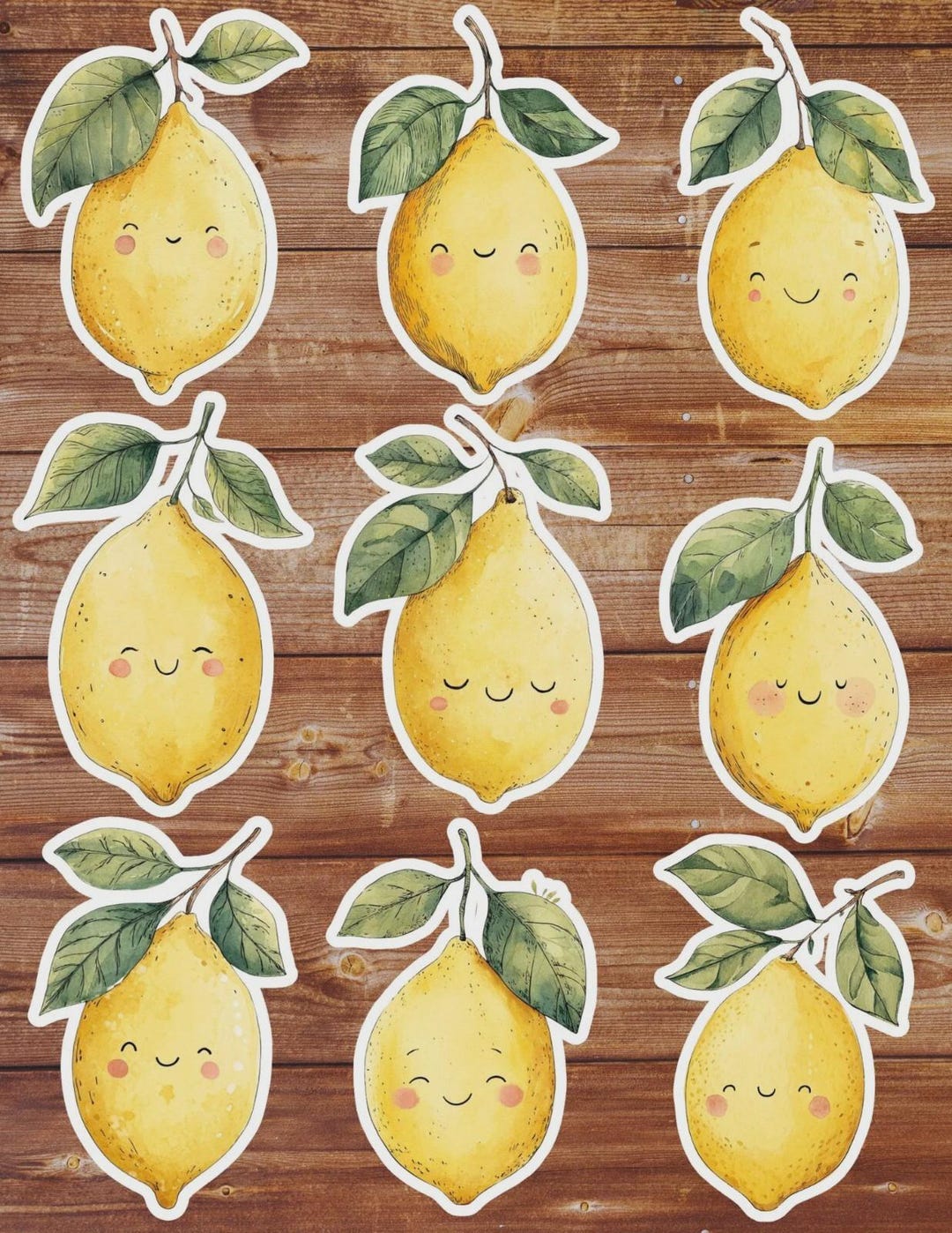 Sweet Little Lemon Die Cut Vinyl Sticker Set | Funny Sticker | Laptop ...