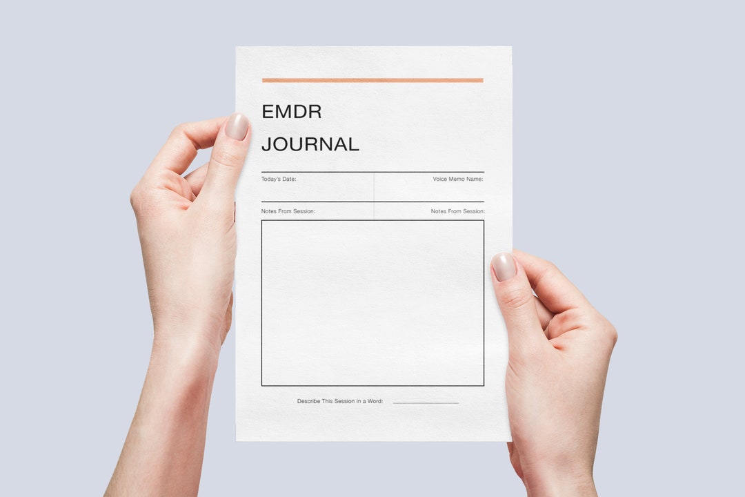 EMDR Therapy Journal | Digital Download | Organize Mental Health | Eye ...