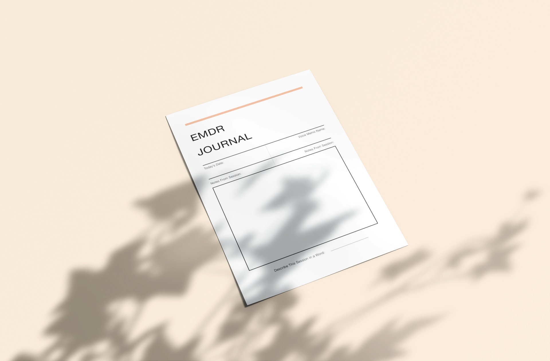 EMDR Therapy Journal | Digital Download | Organize Mental Health | Eye ...