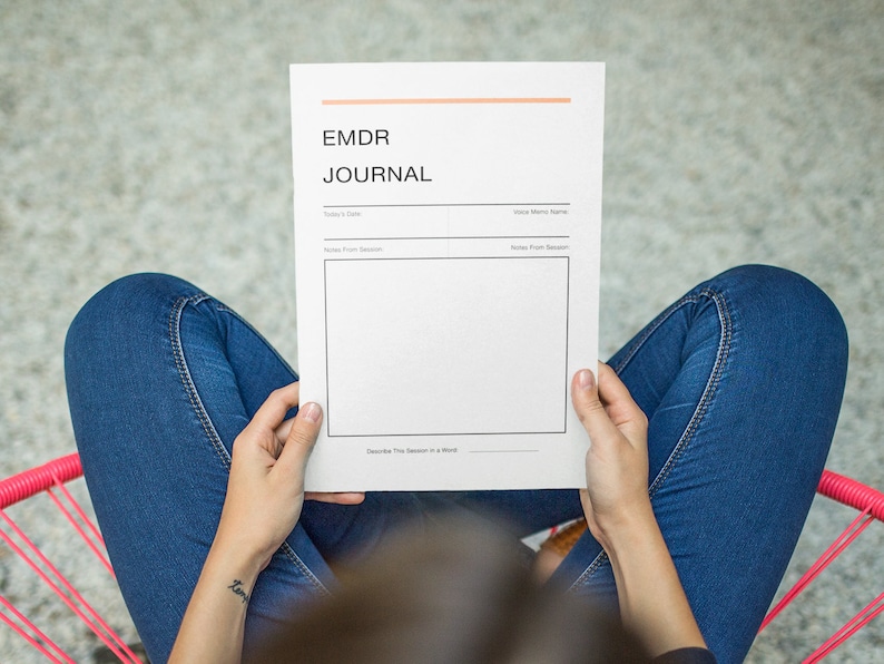 EMDR Therapy Journal | Digital Download | Organize Mental Health | Eye ...