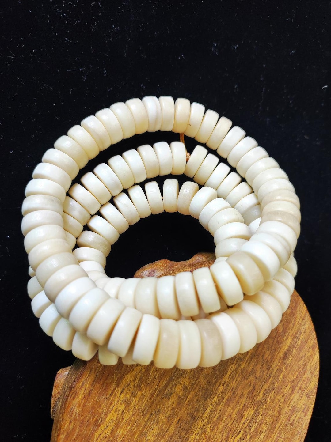 Yak Bone Mala Prayer Beads, 108 Tibetan Buddhist Necklace - Etsy