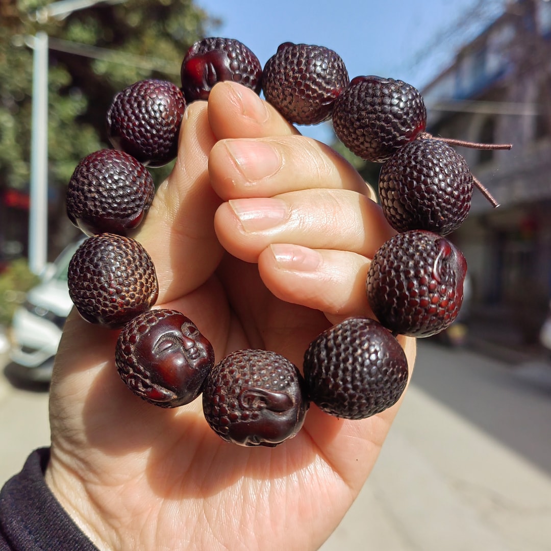 Buddhism Horns Bull Horn Buddha Head, Adornment Bracelet Temple Carved ...