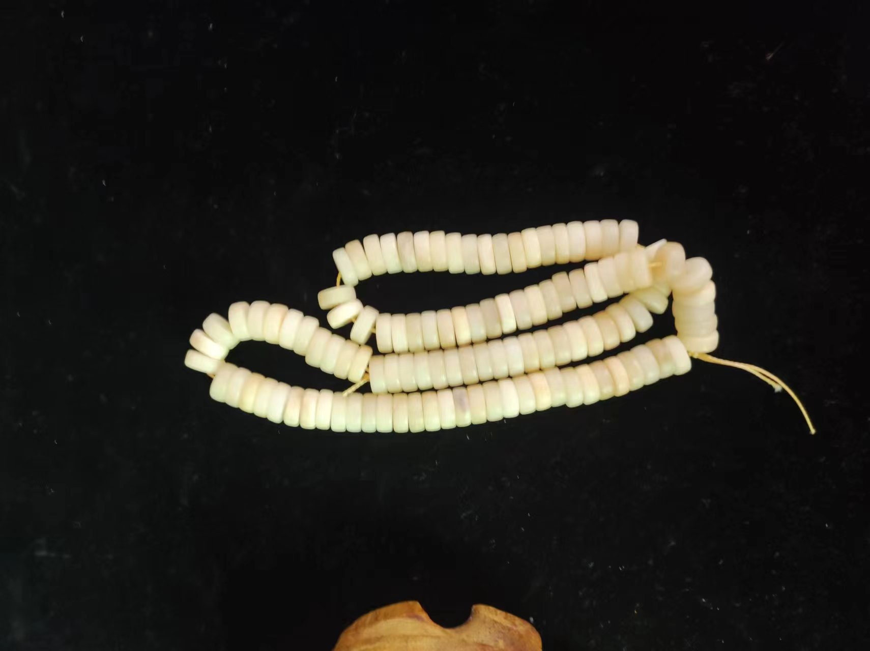Yak Bone Rosary Mala Nepalese Buddhist Yak Bone Vintage Tibetan ...