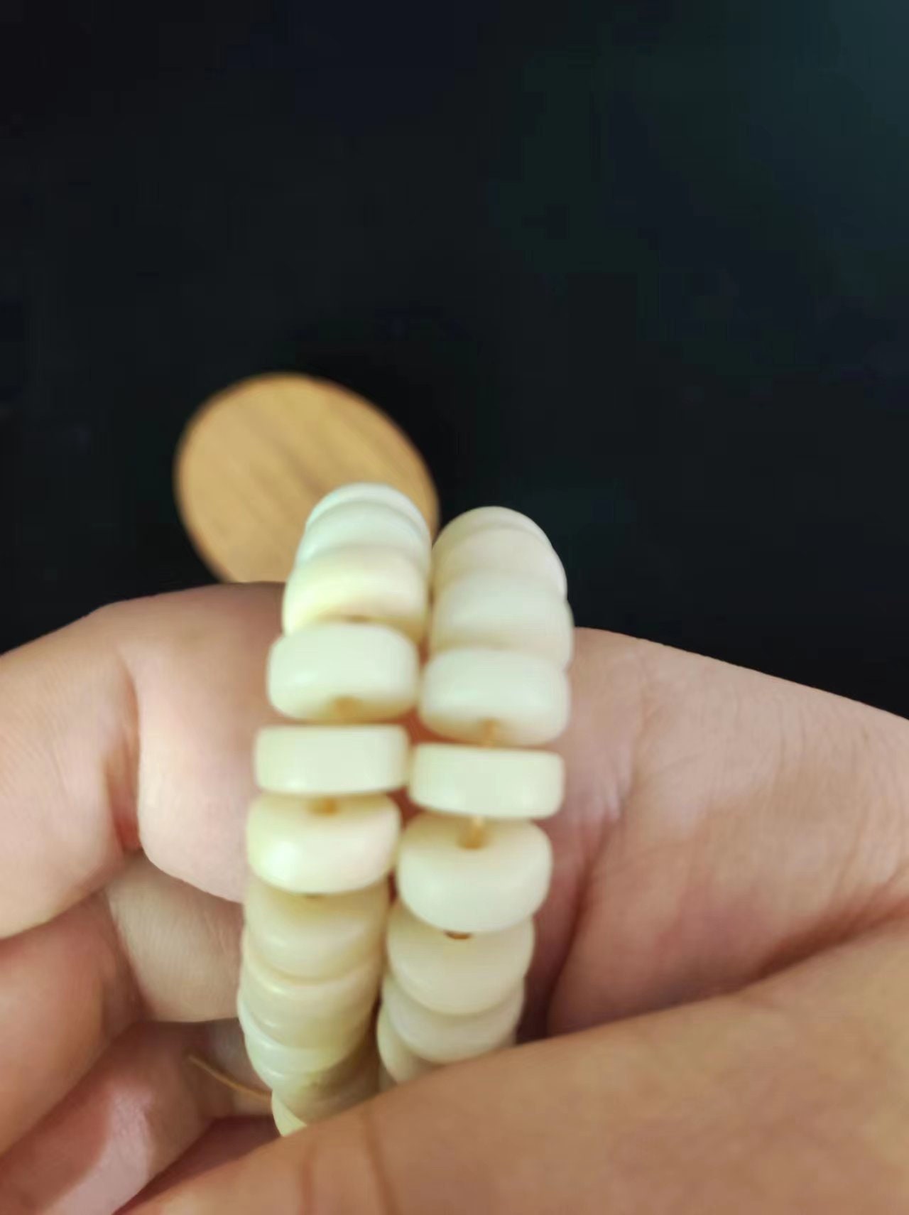 Yak Bone Rosary Mala Nepalese Buddhist Yak Bone Vintage Tibetan ...