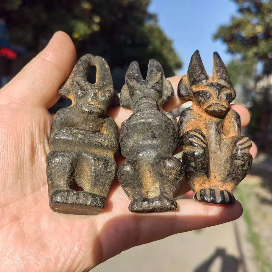 Tibet Hongshan Culture,antique Meteorite Ancient Carving Hongshan ...