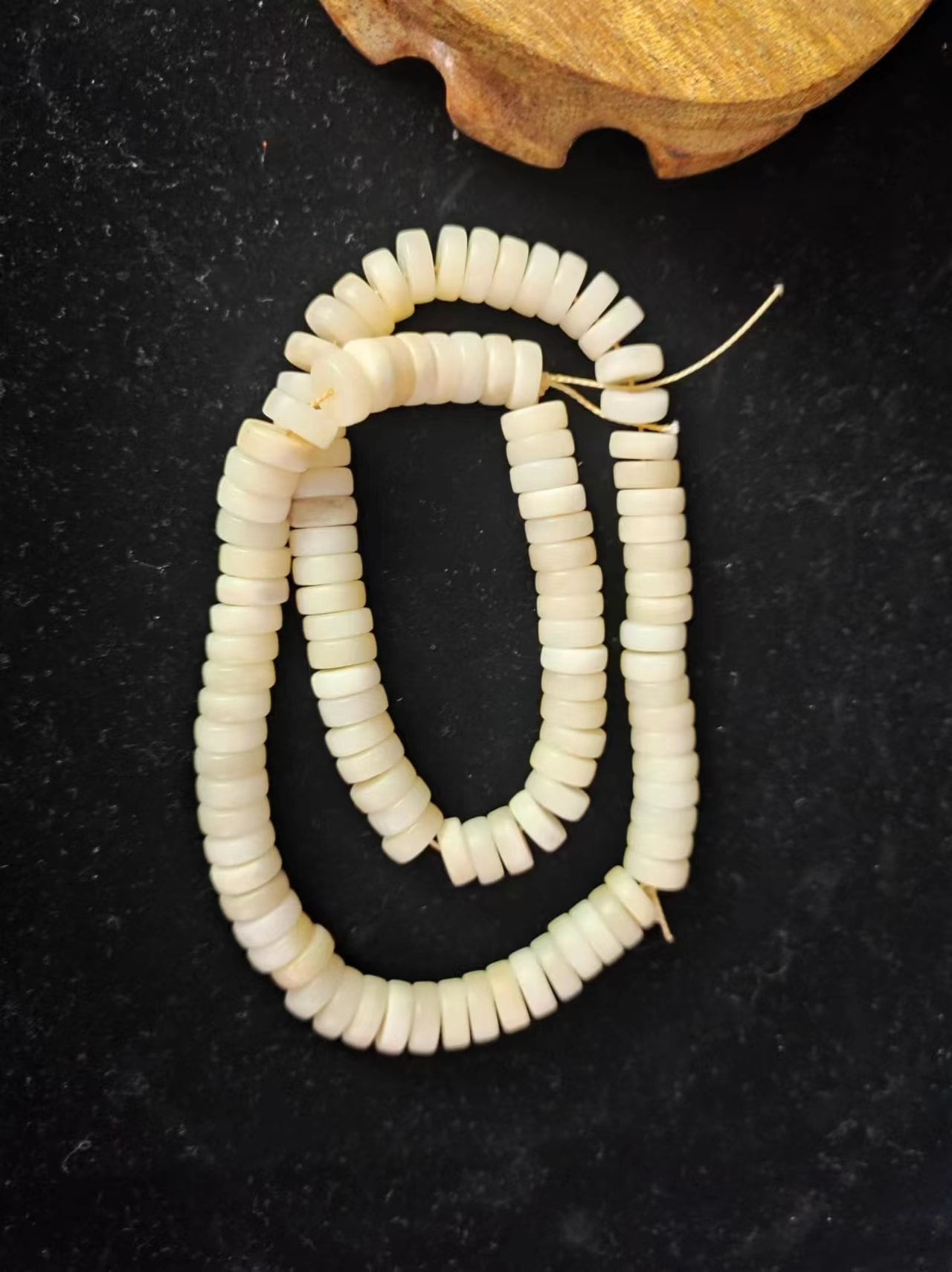 Yak Bone Rosary Mala Nepalese Buddhist Yak Bone Vintage Tibetan ...