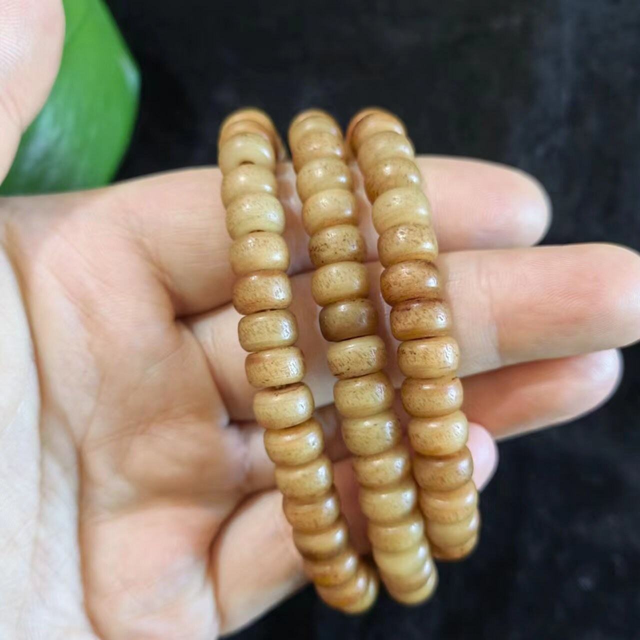 Yak Bone Rosary Mala Nepalese Buddhist Yak Bone Wealth, Luck and Peace ...