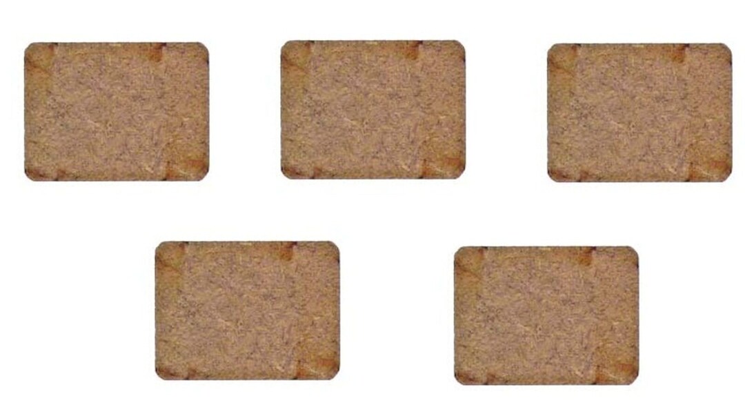 MDF Wooden Rectangles Shapes Laser Cut Timber Rectangle Shapes Craft ...