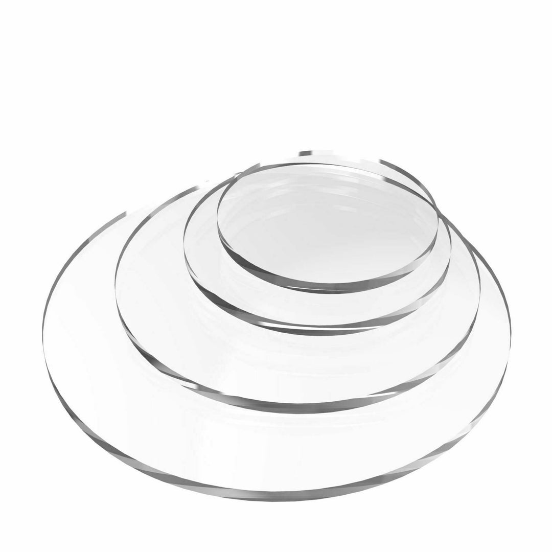 Clear Perspex Acrylic Circle Disk Round Shapes Circles Clear 100mm to ...