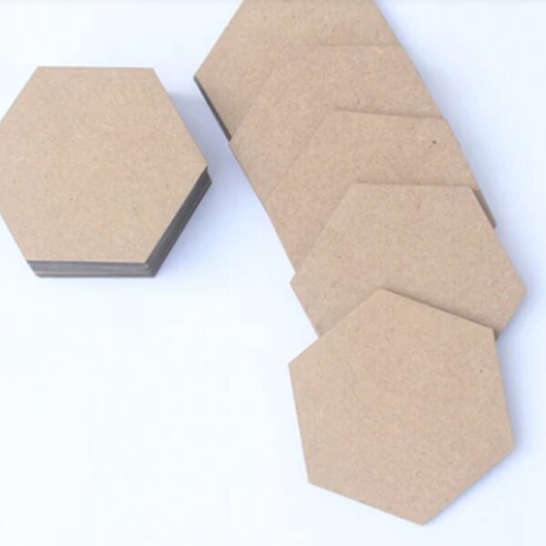 Wooden Hexagon Plaque - Etsy