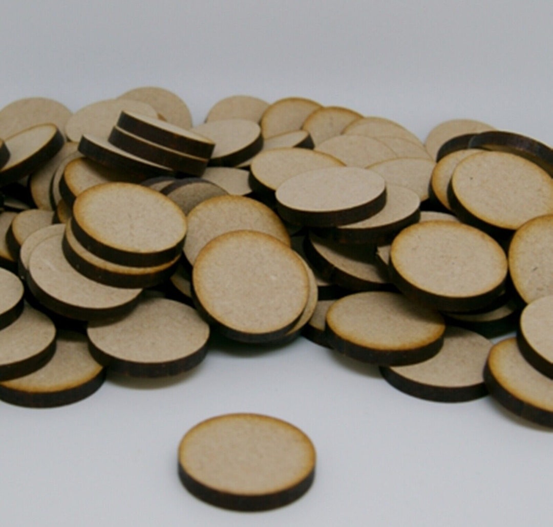 MDF Wooden Base Disc Circle Wooden Embellishment Timber Round Shape ...