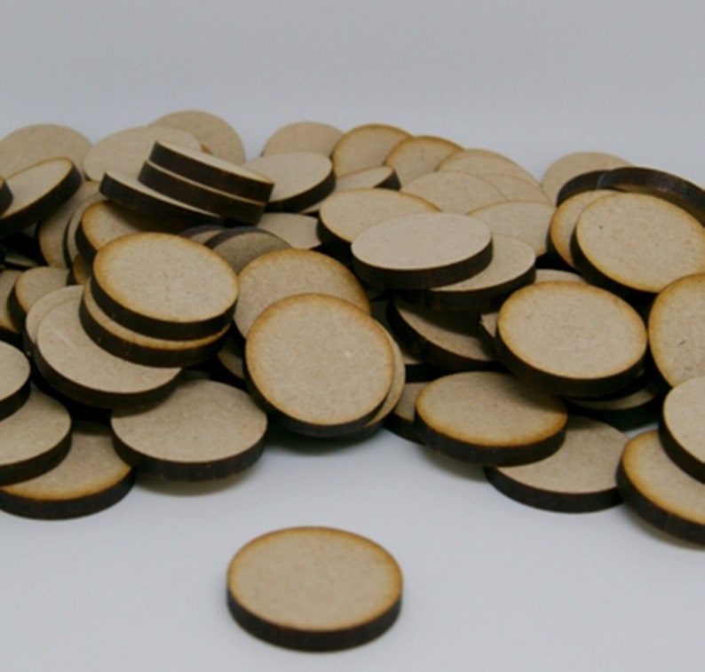 MDF Wooden Base Disc Circle Wooden Embellishment Timber Round Shape ...
