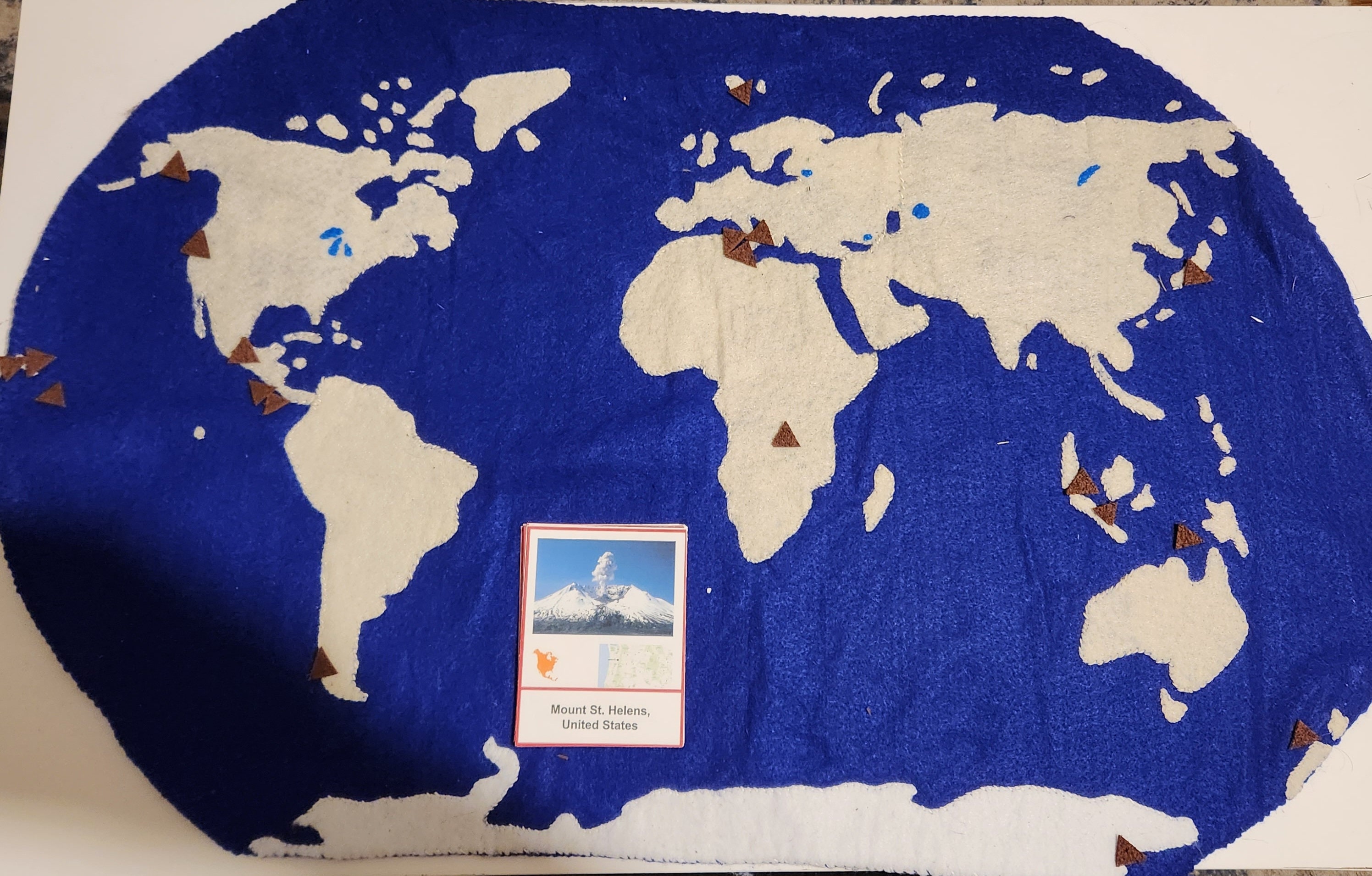 Volcanoes of the World Mapping - Etsy