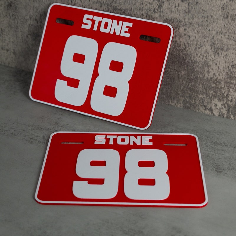 Car License Plate Number - Etsy