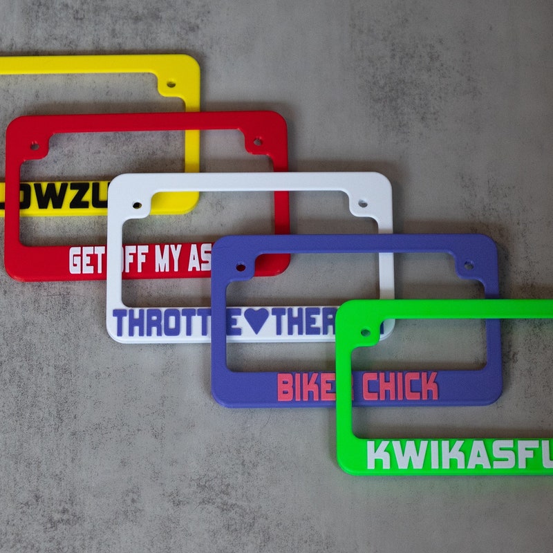 3d Printed Licence Plate Frame - Etsy