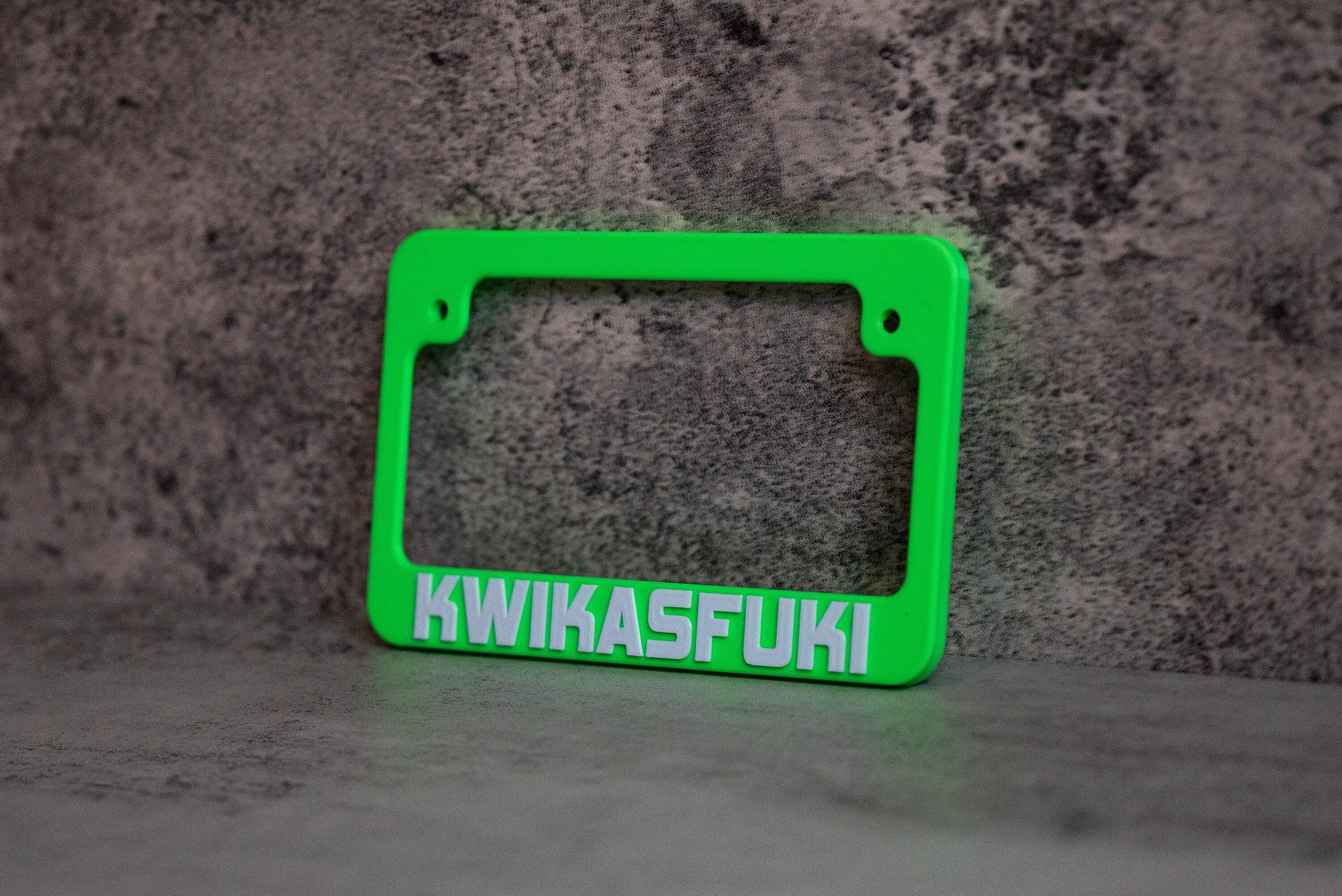 Motorcycle License Plate Frame - Etsy