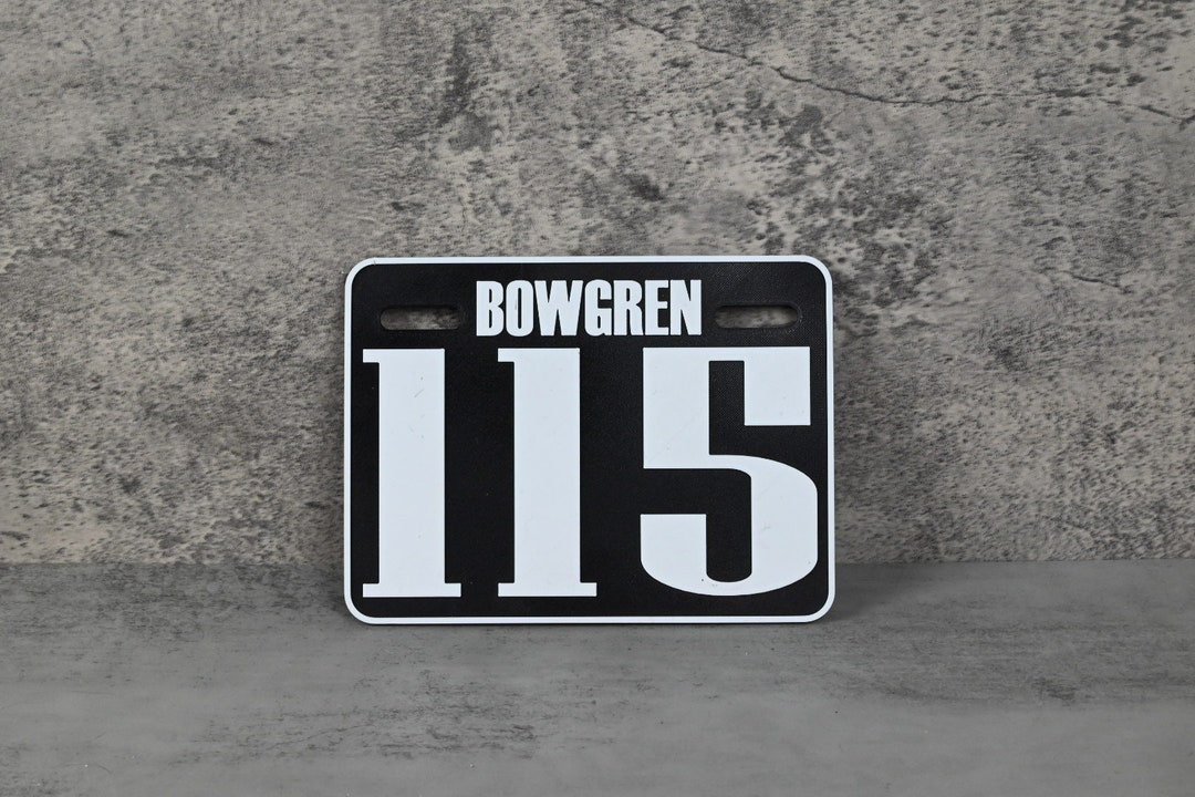 Custom 6x8 ATV Number Plate - Etsy