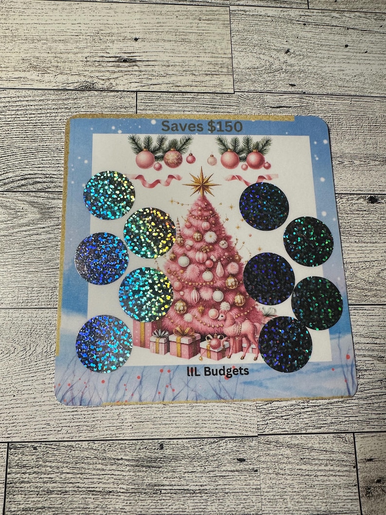 Pink Tree Savings Challenge - Etsy