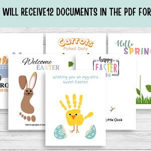 Easter Handprint Craft, Spring Handprint Art, Kids Craft Preschool ...