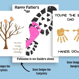 Father's Day Handprint Craft Handprint Art Kids Craft Preschool ...