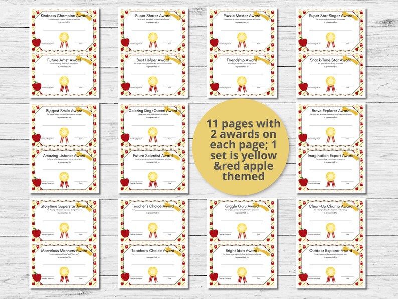 Preschool Classroom Awards, Classroom Awards Certificate, Preschool ...