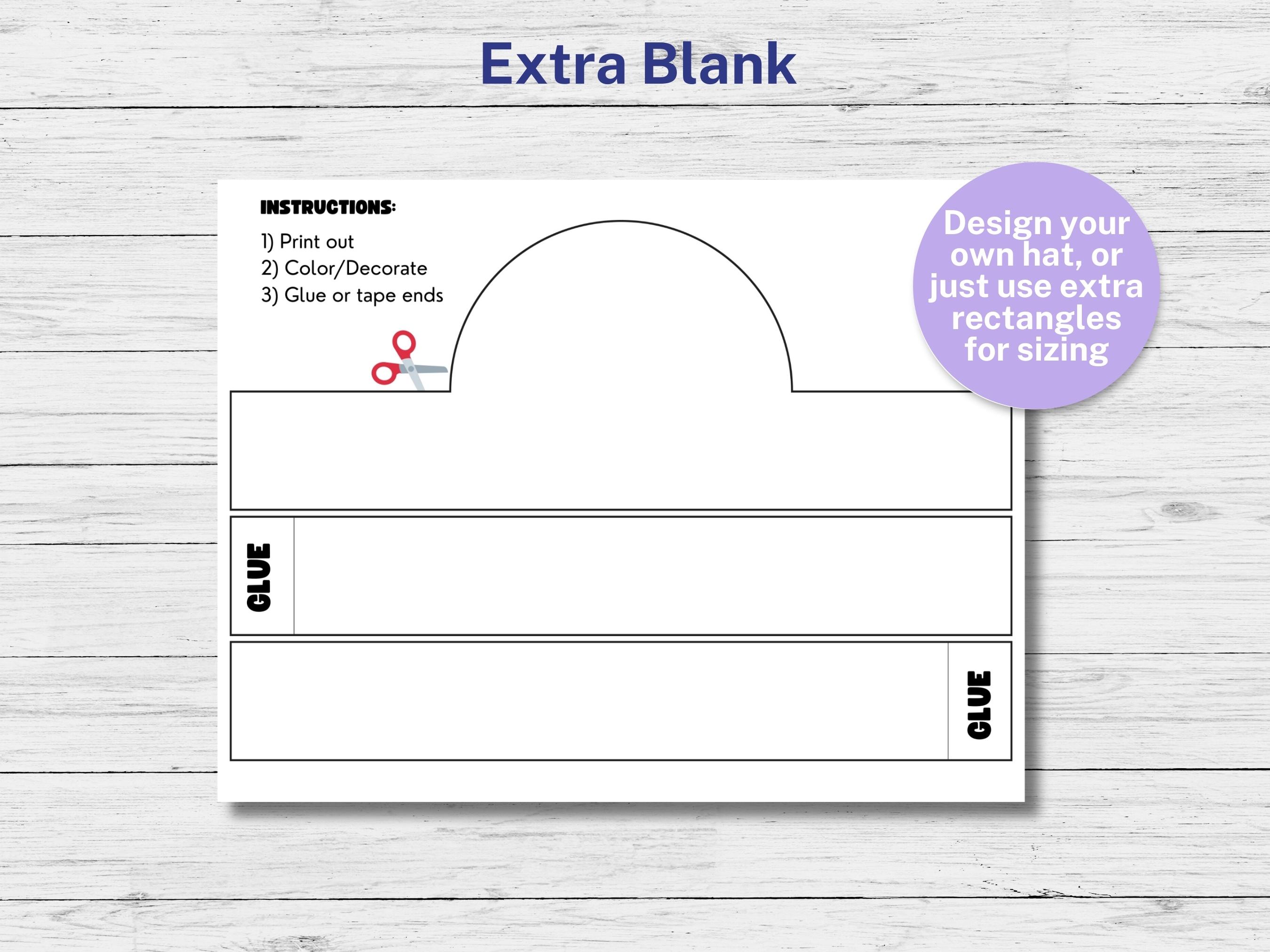 Unicorn Horn Paper Crowns, Unicorn Craft for Kids, Paper Crowns, Cut ...