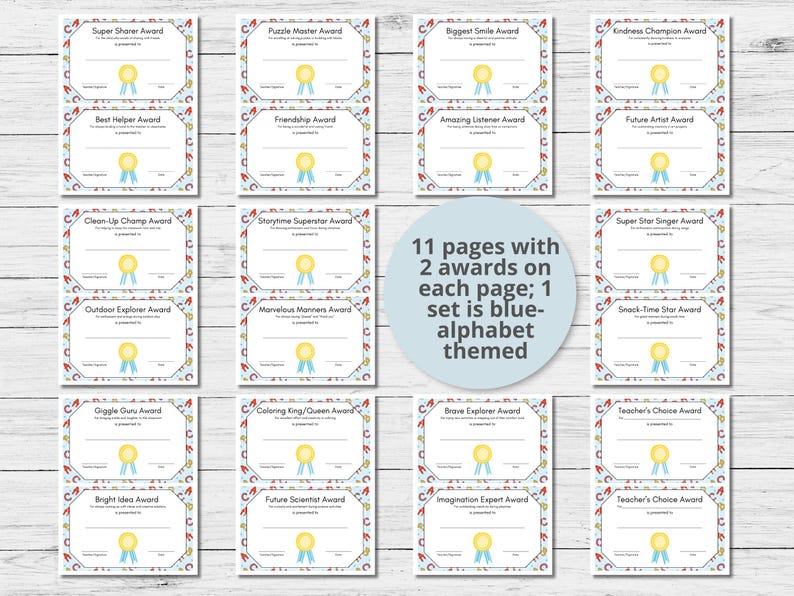 Preschool Classroom Awards, Classroom Awards Certificate, Preschool ...