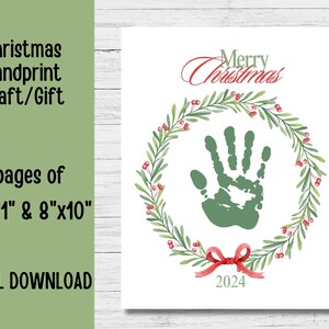 Christmas Handprint Craft, Christmas Handprint Art, Kids Craft ...