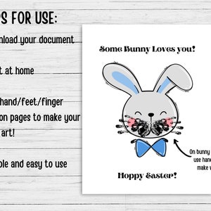 Easter Handprint Craft, Spring Handprint Art, Kids Craft Preschool ...