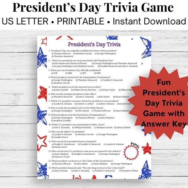 Presidents Day - Etsy